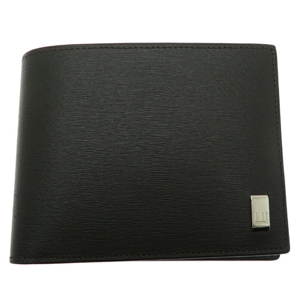 Dunhill Compact Wallet Men's Bi-Fold Leather Dark Bro… - Gem